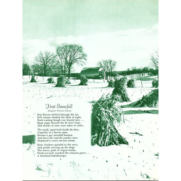 None and/or Unknown | Other | First Snowfall Margaret Williams Stevens ...